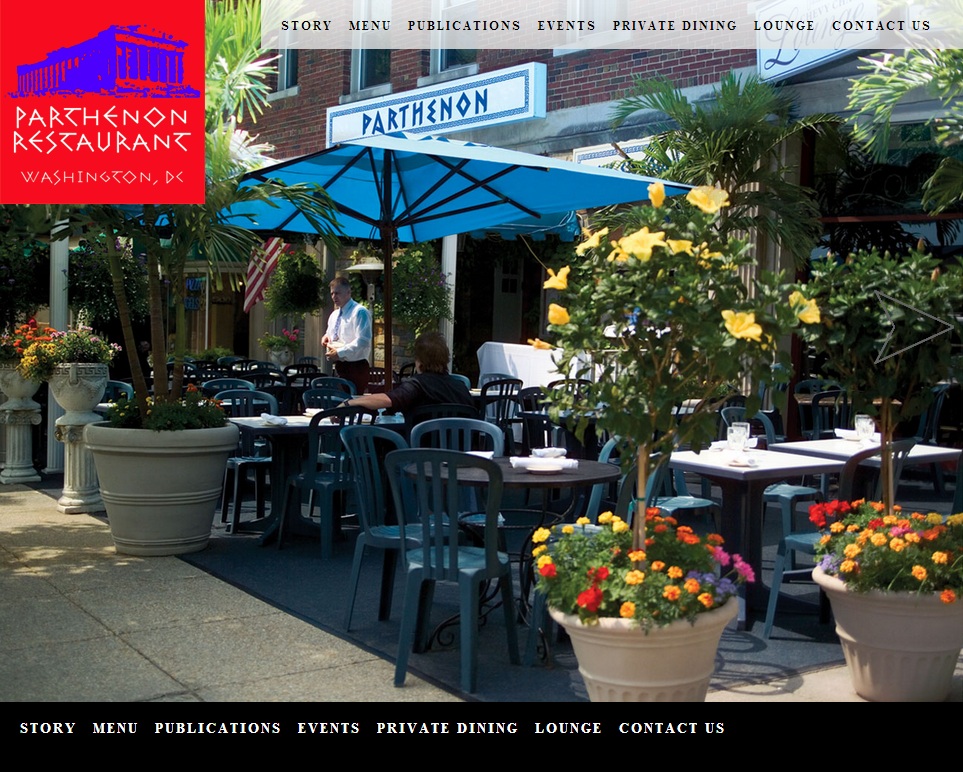 Parthenon Restaurant - Software Projects - Pereanu